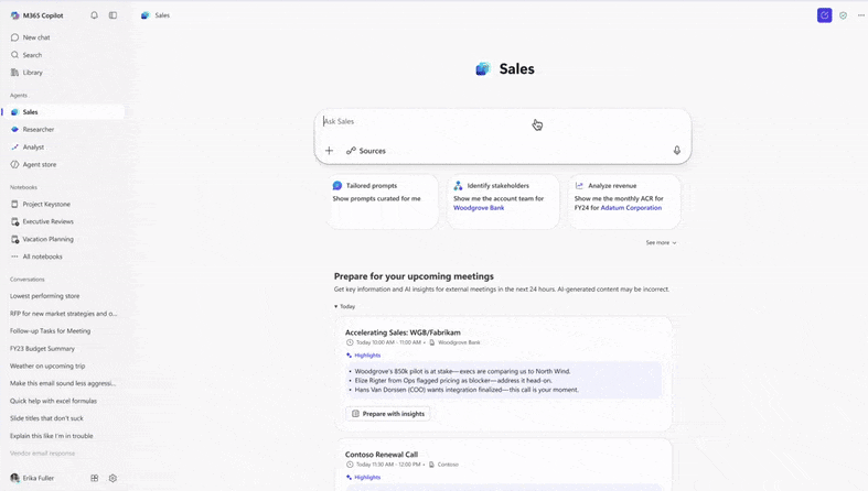 Microsoft 365 launches role-based Copilots | Constellation Research Inc.